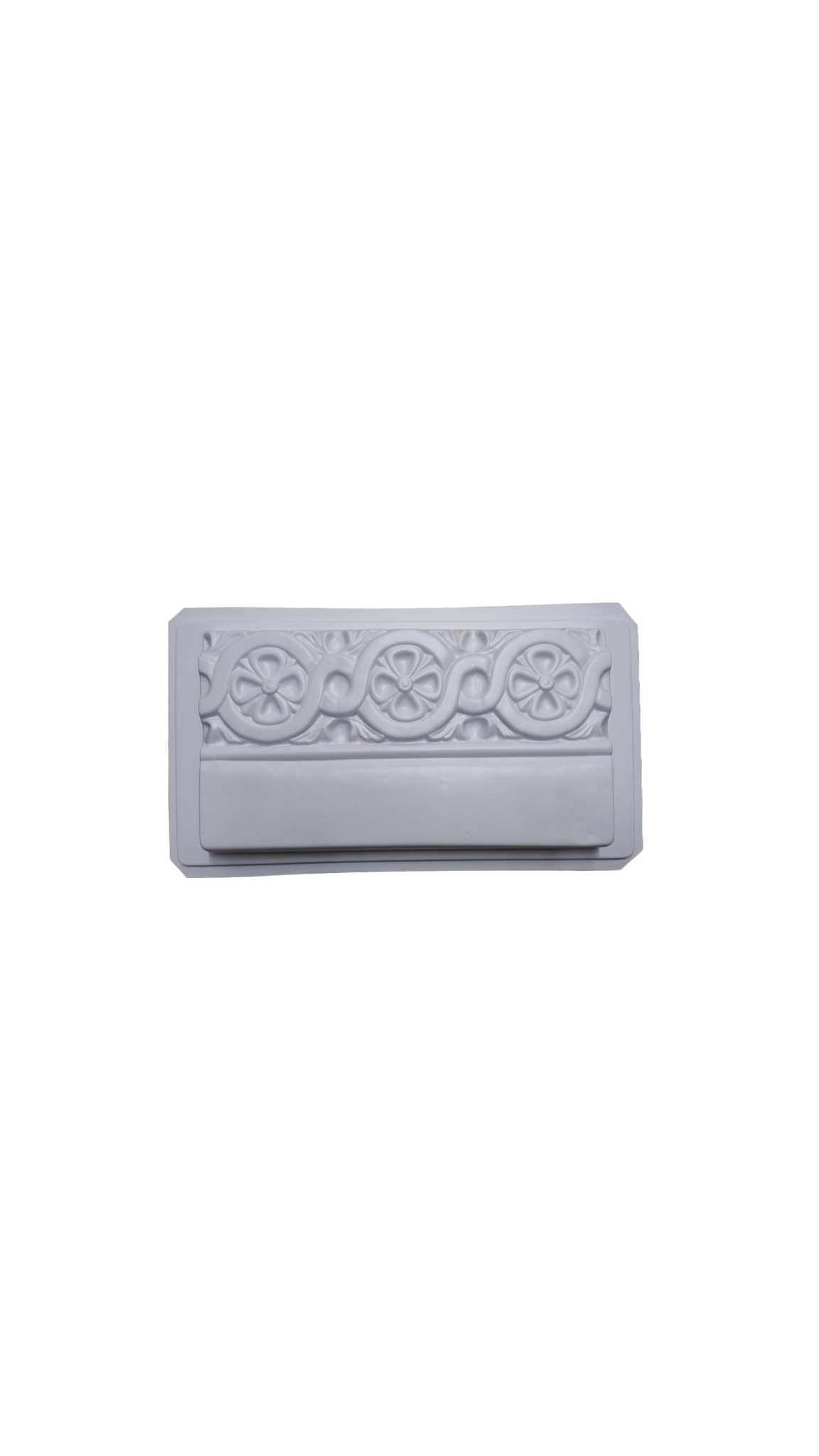 Braided Flowers Edging Stone Mold | Garden Molds