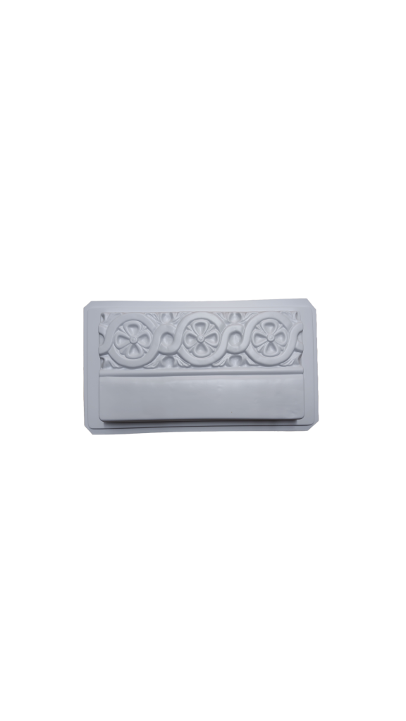 Braided Flowers Edging Stone Mold | Garden Molds