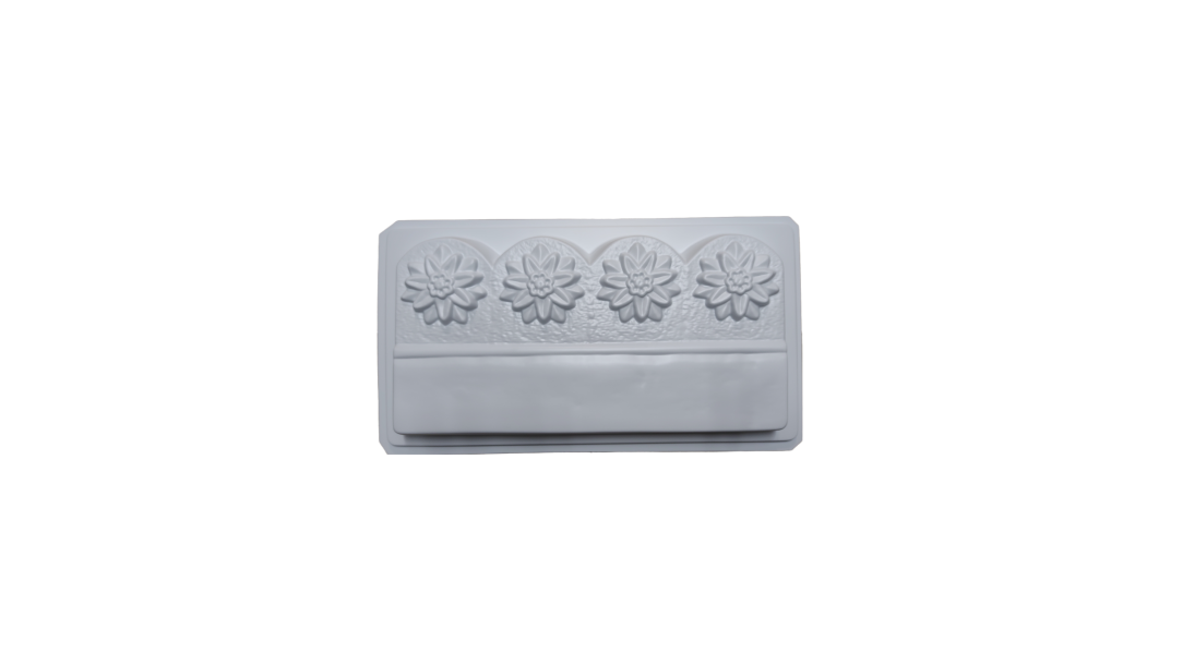 Scalloped Flower Edging Stone Mold | Garden Molds