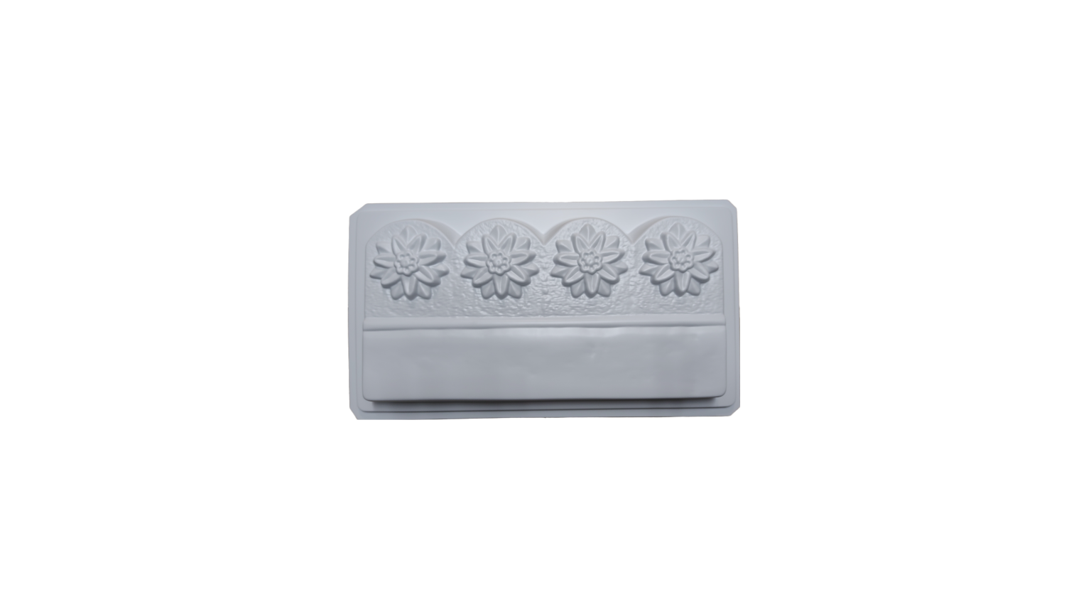 Scalloped Flower Edging Stone Mold | Garden Molds