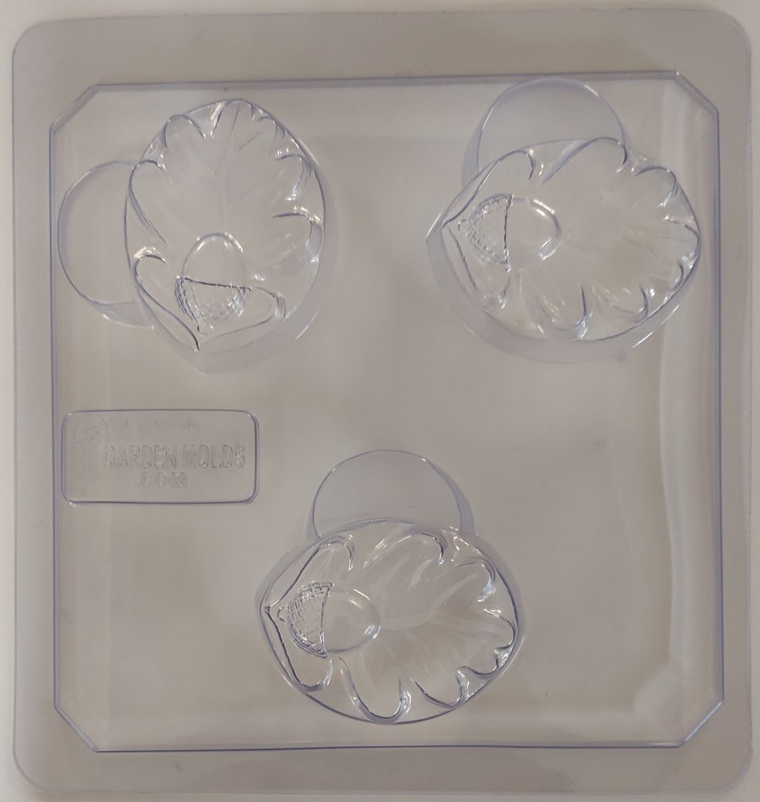 Acorn and Oak Leaf Planter Feet Mold | Garden Molds