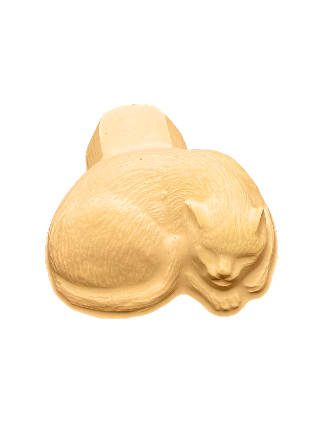 Sleeping Cat Planter Feet Mold | Garden Molds