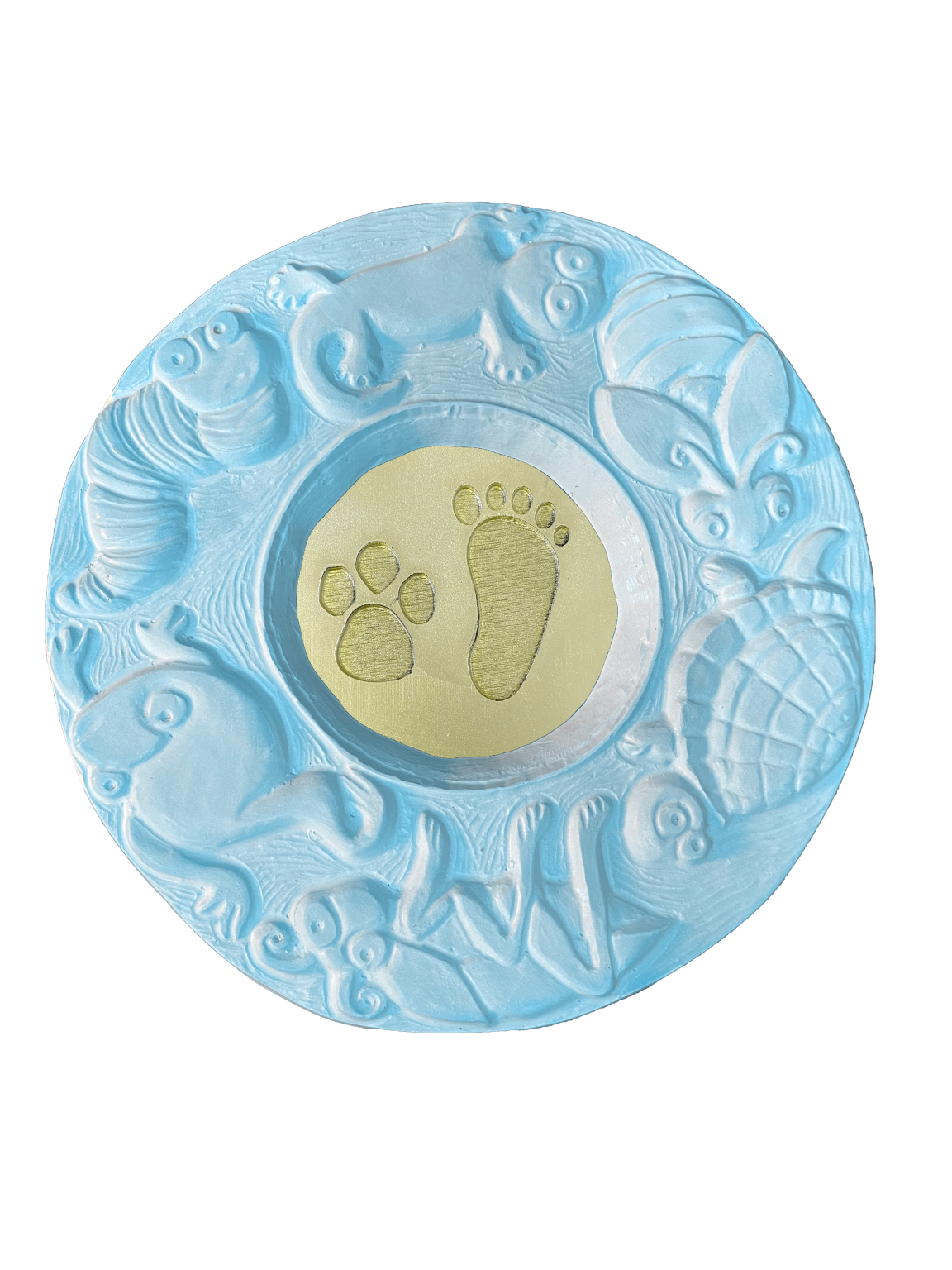 Kids Critters Handprint Stepping Stone Mold | Garden Molds