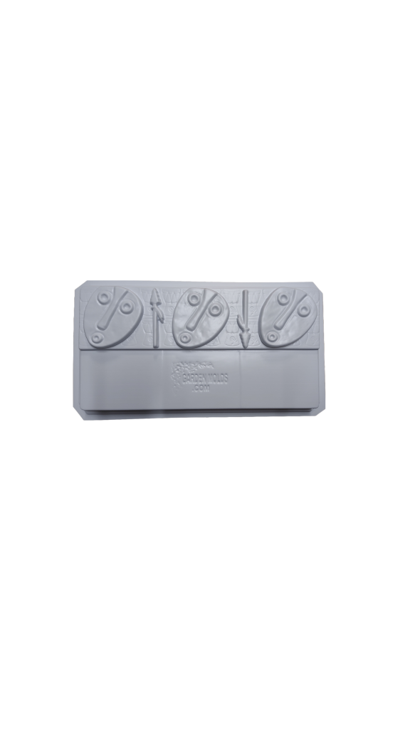 African Mask Edging Stone Mold | Garden Molds