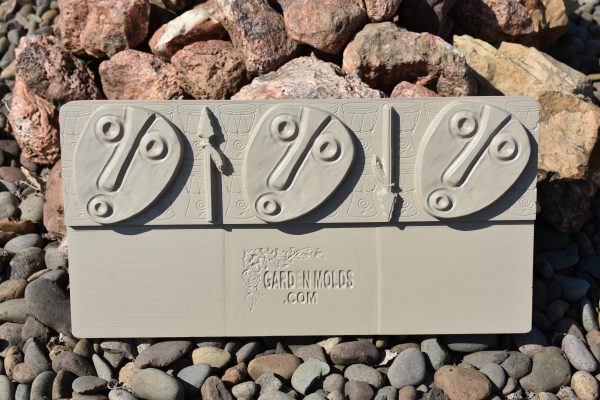 African Mask Edging Stone Mold - Garden Molds